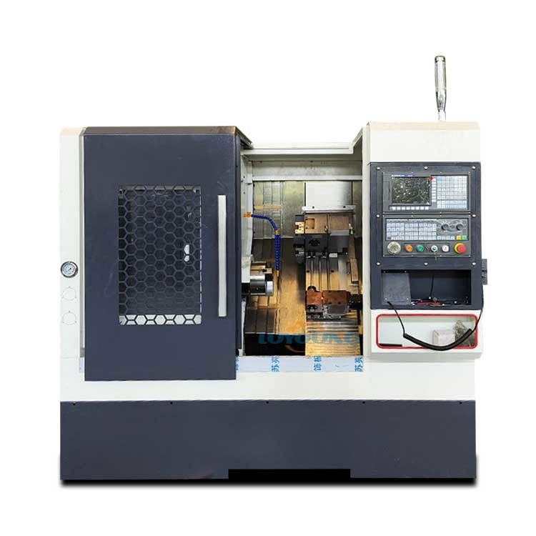 TCK40 Slant Bed CNC Lathe with Gang Tool Holder