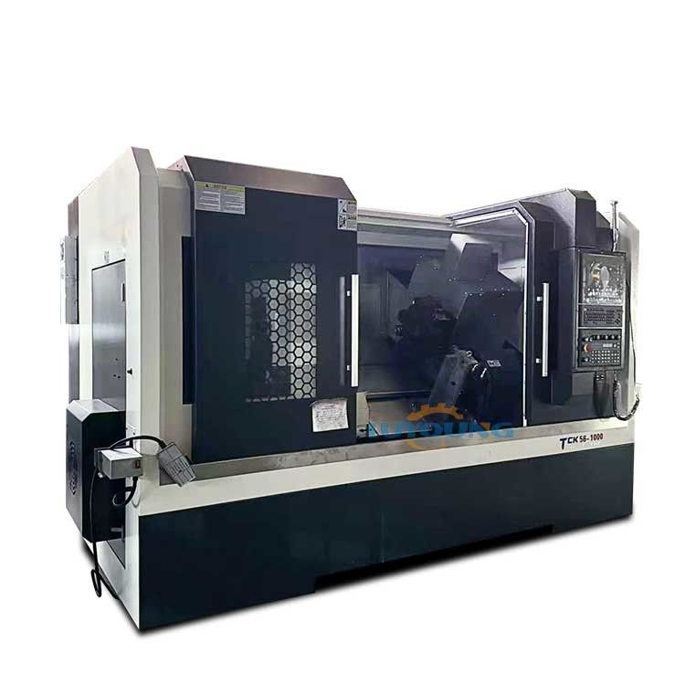 TCK56 FANUC CNC Slant Bed Lathe with Hydraulic Steady Rest