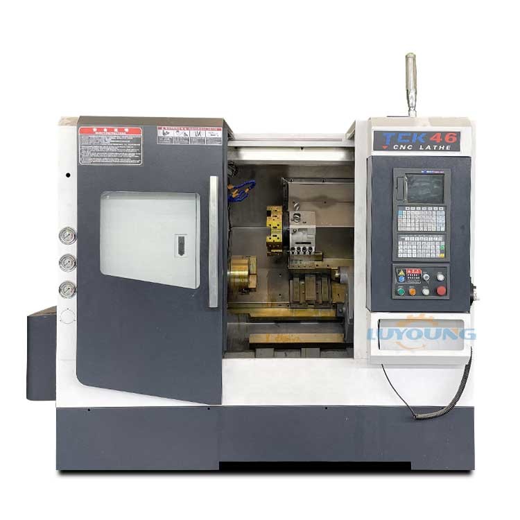 TCK46P Slant Bed CNC Lathe with Hydraulic Chuck | 550mm Swing