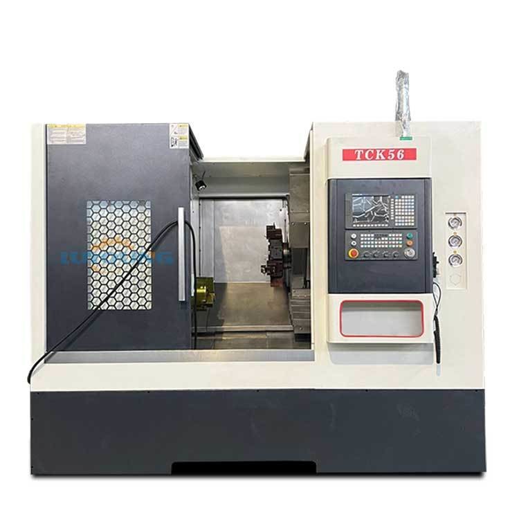 TCK56 CNC Metal Lathe Machine with Hydraulic Servo Turret