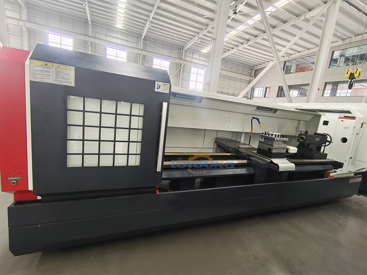High Duty Flat Bed Machine Ck6180x3000mm Cnc Lathes Torno Machine